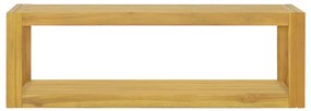 338236 vidaXL Nástěnná koupelnová skříňka 110 x 45 x 35 cm masivní teak