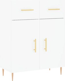 Skříň highboard bílá 69,5 x 34 x 180 cm kompozitní dřevo 3198137