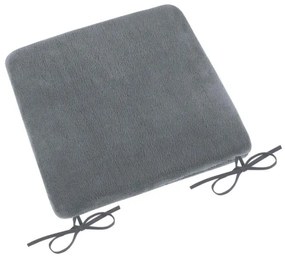 Bellatex Sedák hladký Korall micro 40x40 cm Šedá
