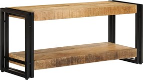TV stolek 90 x 30 x 40 cm masivní mangovníkové dřevo 247808