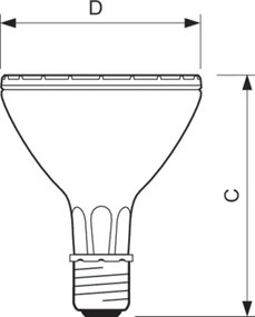 Výbojka Philips MASTERC CDM-R ELITE 70W/930 E27 PAR30L 10D teplá bílá 3000K