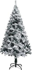 Umělý vánoční stromeček Bílá 150 cm PVC, ocel a plast 3396949