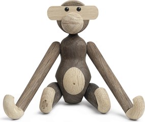 Ozdoba Kay Bojesen opice z dubového dřeva malá