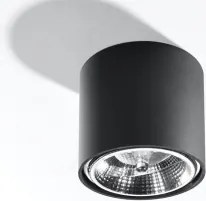 Stropní svítidlo SOLLUX Tiube GU10 1x40W bez zdroje SL.0697 černá