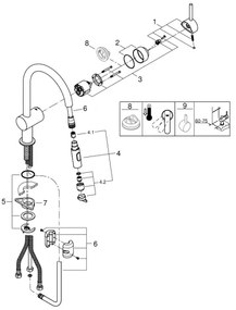 GROHE 32321002 - Dřezová baterie A lesklý chrom