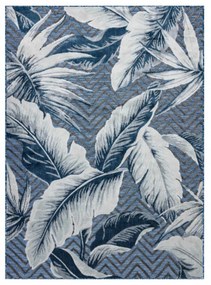 Venkovní kusový koberec Peří modrý 3 137x190cm