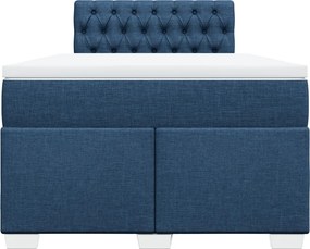 Box spring postel s matrací černá 120x190 cm textil 3288140