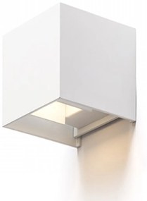 Rednl R13738 nástěnné LED stmívatelné svítidlo TITO SQ, bílé, 2x3W, 3000K, IP65, 10cm