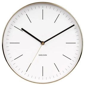 Designové nástěnné hodiny 5695WH Karlsson 28cm