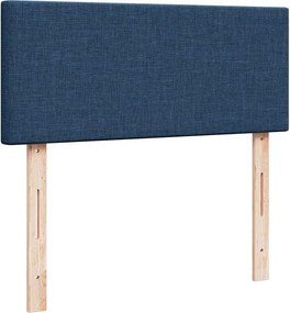 Box spring postel s matrací černá 120x190 cm textil 3287394