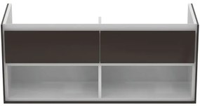 Ideal Standard Connect Air Skříňka pod dvojumyvadlo 120 cm, matná hnědá E0829VY