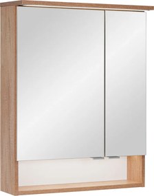 Comodo Zrcadlová skříňka závěsná s LED osvětlením Doris 60 ZS