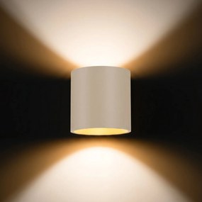 Sollux Lighting Nástěnné svítidlo ORBIS 1 béžové