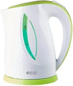 ECG RK 1758 zelená / rychlovarná konvice / 2200W / 1.7 L / plast