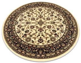 Kulatý koberec klasický ROYAL ADR 1745 karamelový Rozměr: průměr 120 cm