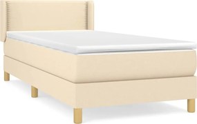 vidaXL Box spring postel s matrací 80 x 200 cm textil [3130150] Barva: tmavě hnědá