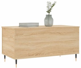Konferenční stolek dub sonoma 90x44,5x45 cm kompozitní dřevo - Default Title