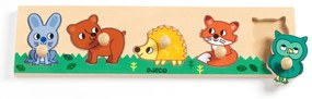 Dřevěné vkládací puzzle - V lese