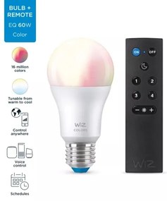 LED RGBW Stmívatelná žárovka A60 E27/8,5W/230V 2200-6500K  CRI 90 Wi-Fi+DO - WiZ