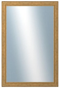 DANTIK - Zarámované zrcadlo - rozměr s rámem cca 80x120 cm z lišty HRAD zlatá patina (2822)