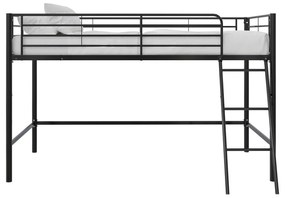 Černá vyvýšená dětská postel 90x200 cm Jodie – Støraa