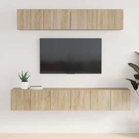 5dílný set TV skříněk dub sonoma kompozitní dřevo 3114424