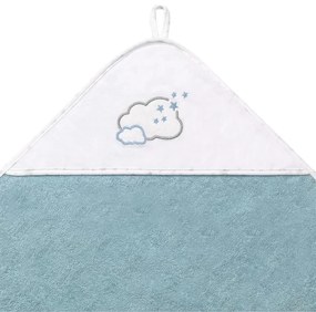 BABY ONO Osuška pro děti s kapucí Froté Barva: Bílá, Velikost: 85 x 85 cm