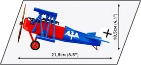 COBI 2994 Great War Fokker D VII / 255 kostek / 1 figurka / 1:32 / od