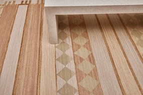 Diamond Carpets India, Ručně vázaný kusový koberec Cosmati DESP P121 Beige Mix, 200x290, béžová, chodba / předsíň