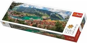 Trefl - Puzzle - Panoramatické puzzle Kotor  Černá Hora / 500 dílků /