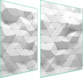 Skleněná ochranná deska na sporák 70x52 Vzor Tvrzené sklo 7v1