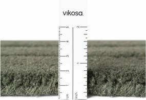 Tmavě zelený ručně tkaný vlněný koberec 80x150 cm Arcura – Vikosa