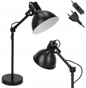 Stolní lampa 1xE27/40W/230V černá