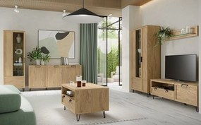 Casarredo - Komfort nábytek Vitrína ALTEA 10 1D levá dub artisan