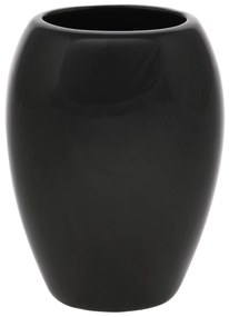 Keramická váza Jar, 14 x 20 x 9 cm, černá
