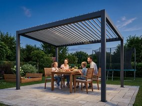 LANIT PLAST, s.r.o. hliníková bioklimatická pergola LANITPLAST PREMIUM 5x3 m LG4090