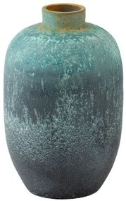 Azurová keramická dekorační váza Vintage - Ø 33*50cm