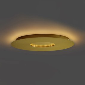 Moderní stropní svítidlo zlaté 60 cm vč. LED s 3-stupňovým stmíváním - Morning