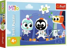 Trefl - Puzzle - Čím dnes budu?: Seznamte se s Mourkem / 60 dílků / 33