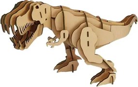 RAPPA Dřevěné 3D puzzle Tyrannosaurus Rex / 49 dílků