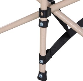 Skládací kempovací postel Outsunny s taškou 190 x 68 x 52 cm pro kempování do 150 kg, postel pro hosty, skládací postel pro vnitřní a venkovní použit…