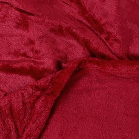 Goldea kvalitní deka z mikrovlákna - tmavě červená 150 x 200 cm