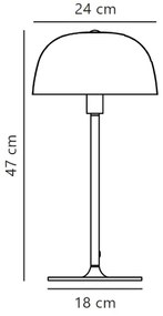 Nordlux - Stolní lampa CERA 1xE14/40W/230V zlatá