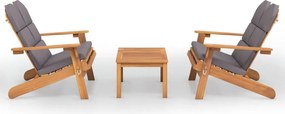 3dílná sada zahradního nábytku Adirondack masivní akácie 3152135
