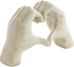 Soška z polyresinu (výška 15 cm) Hands – Light & Living