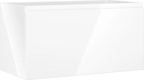 Mexen Orio, koupelnová skříňka 90 cm, 1 zásuvka, bílá lesklá, 91A10-09047-1-BF00