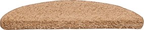 Schodové rohože 20 ks 56 x 17 x 3 cm béžové, půlkulaté 3365839