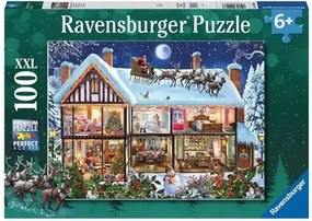 Ravensburger Puzzle Vánoce doma XXL / 100 dílků / od 6 let