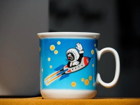 Dětský hrnek, Thun, Krtek a raketa, 245 ml