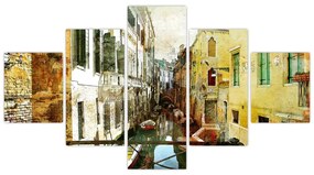Obraz - Ulička v Benátkách (125x70 cm)